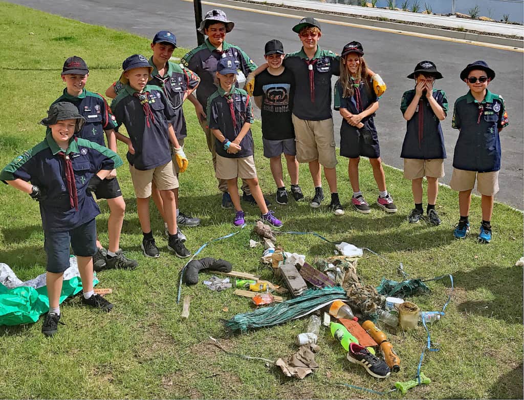 Ipswich students, scouts clean up and collect prizes - Ipswich First