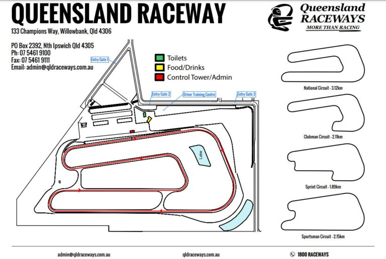 Queensland Raceways map - Ipswich First