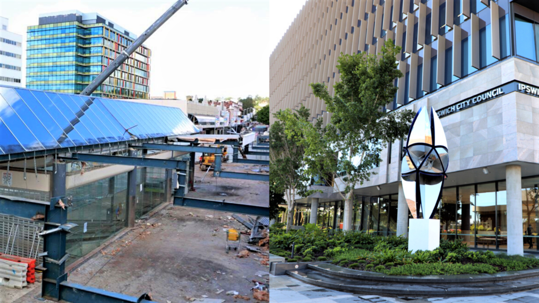 Nicholas Street before after collage November 2021 - Ipswich First