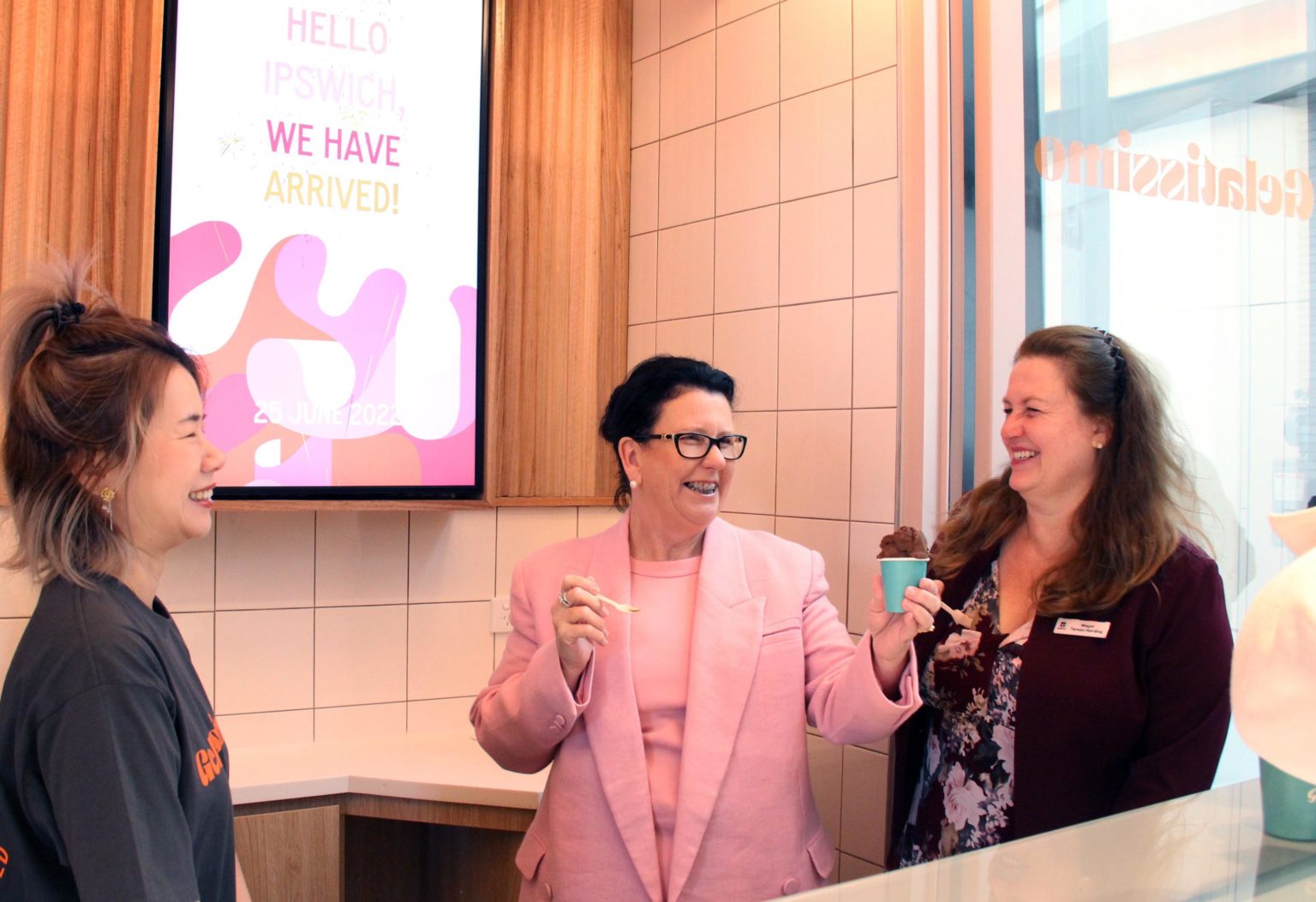 People of the Precinct: Li and Vanessa from Ipswich's first Gelatissimo ...