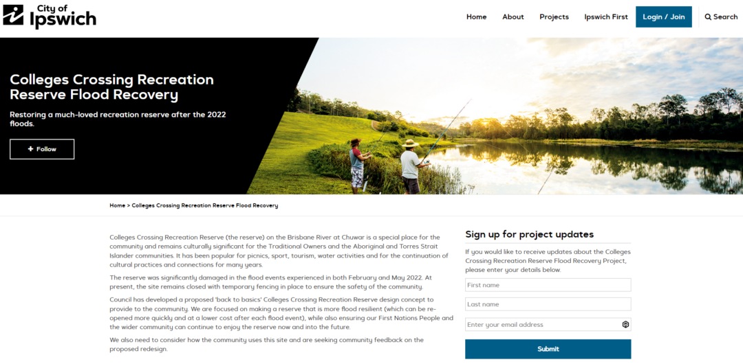 Strong support shown for Colleges Crossing concept design - Ipswich First