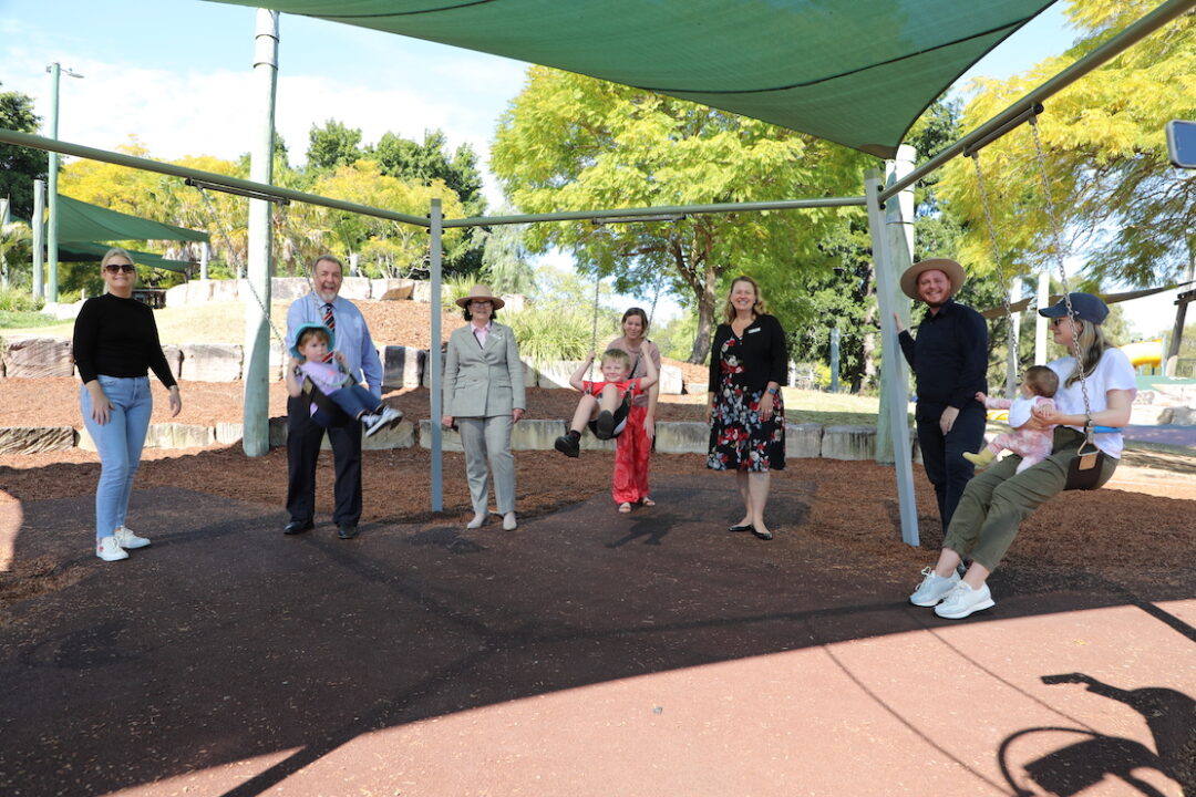 Families swing by Queens Park to enjoy new equipment - Ipswich First