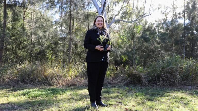 Ipswich Mayor Teresa Harding at Small Creek, which is one of the ...