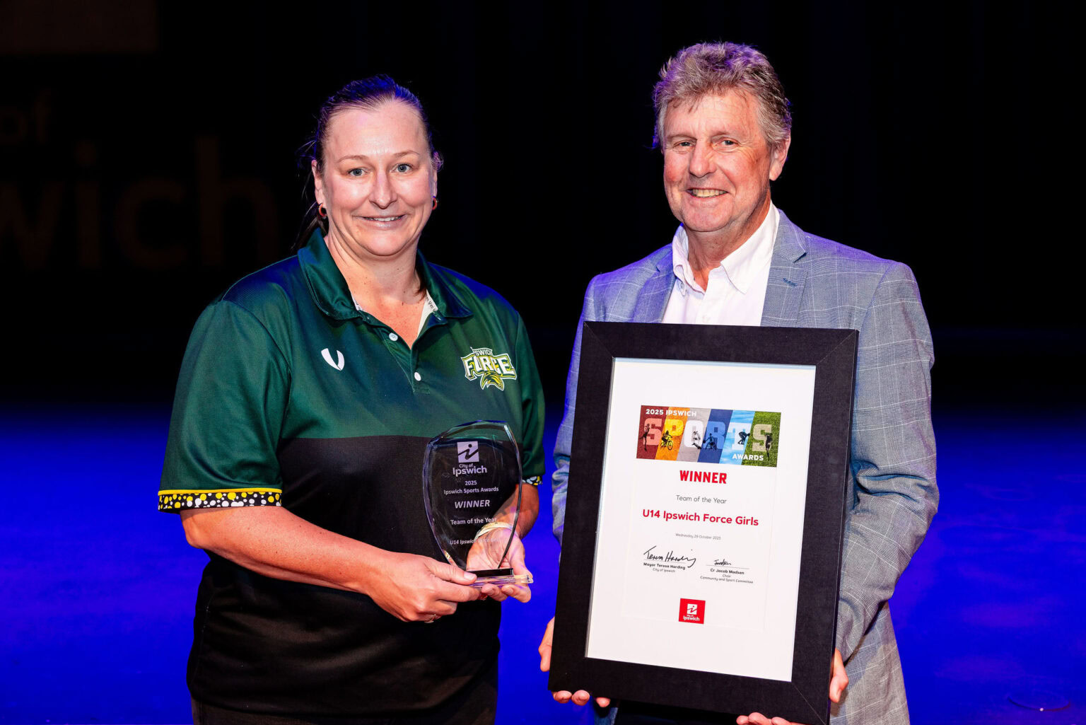 Local sport stars honoured at Ipswich Sports Awards 2025 - Ipswich First