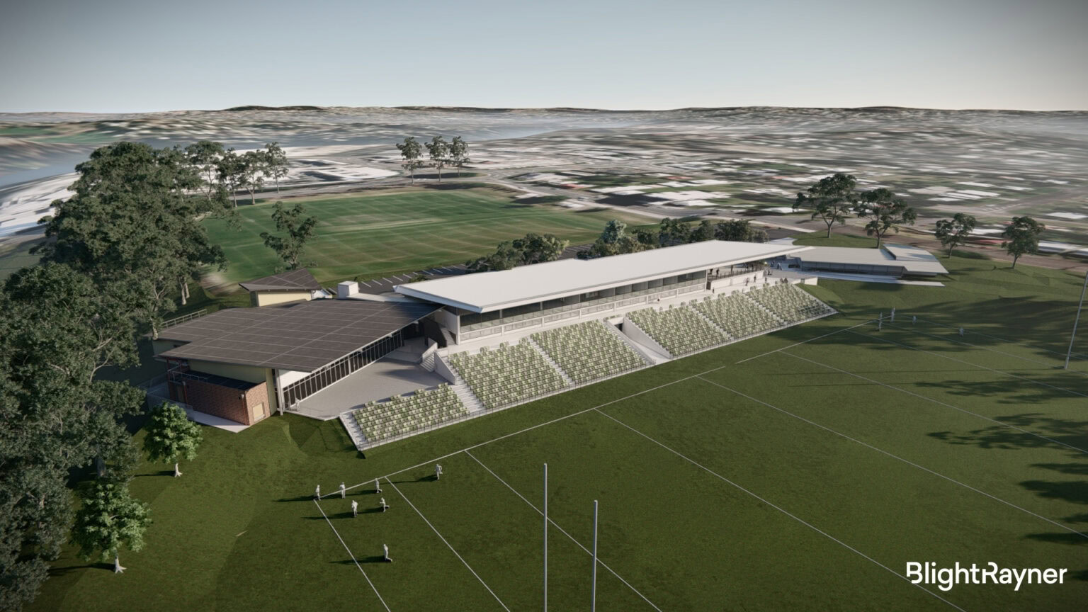 Progress on new $40 million North Ipswich Reserve Western Grandstand ...